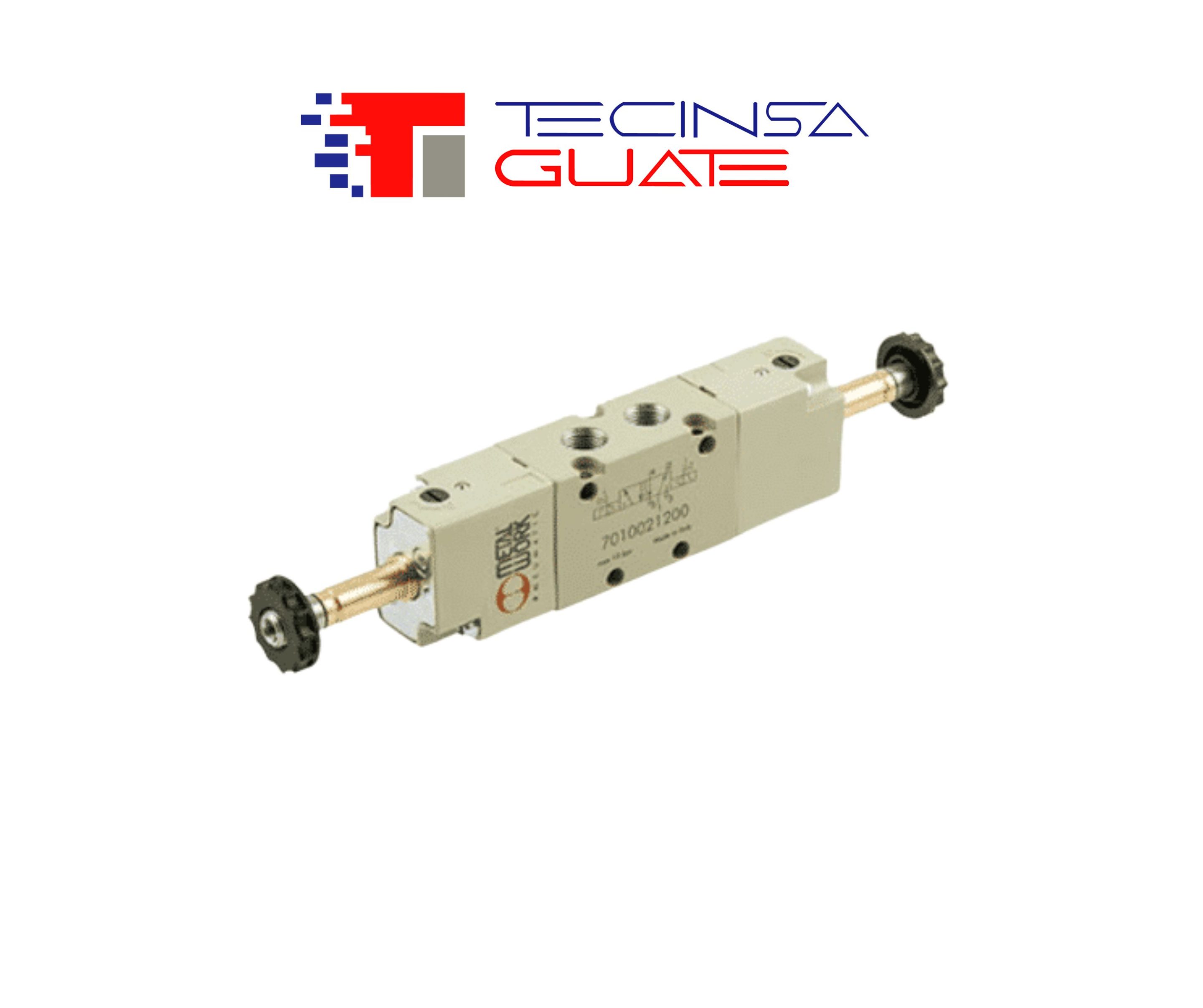 Electrovalvula Metal Work Biestable 5/2 Vias, Rosca 1/4 Npt, Presion ...